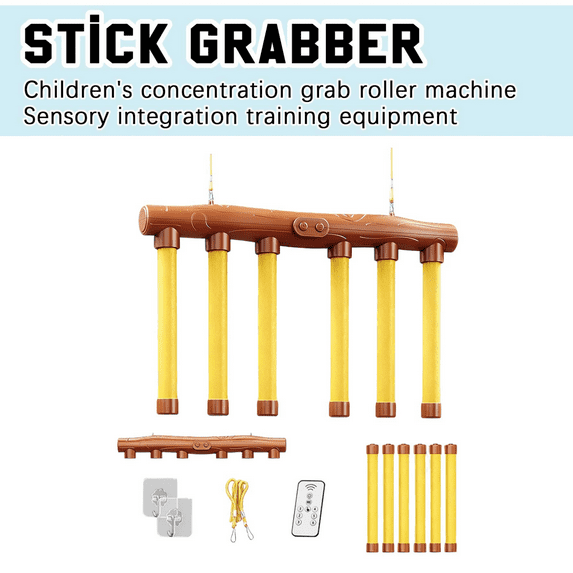 2025 Upgrade Reflex Challenge Game,Throwing Stick Game,Hand Eye ...