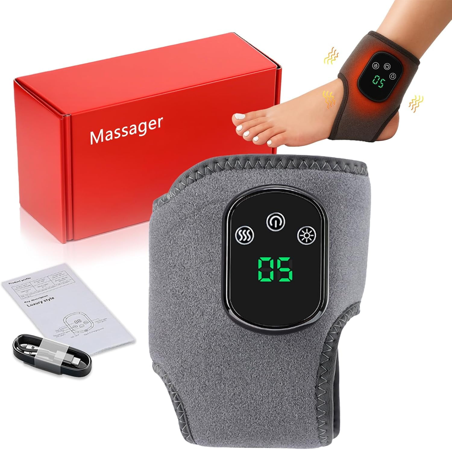 2025 Upgrade Rejuvacare Foot Massager, Portable Foot Renew Triple ...