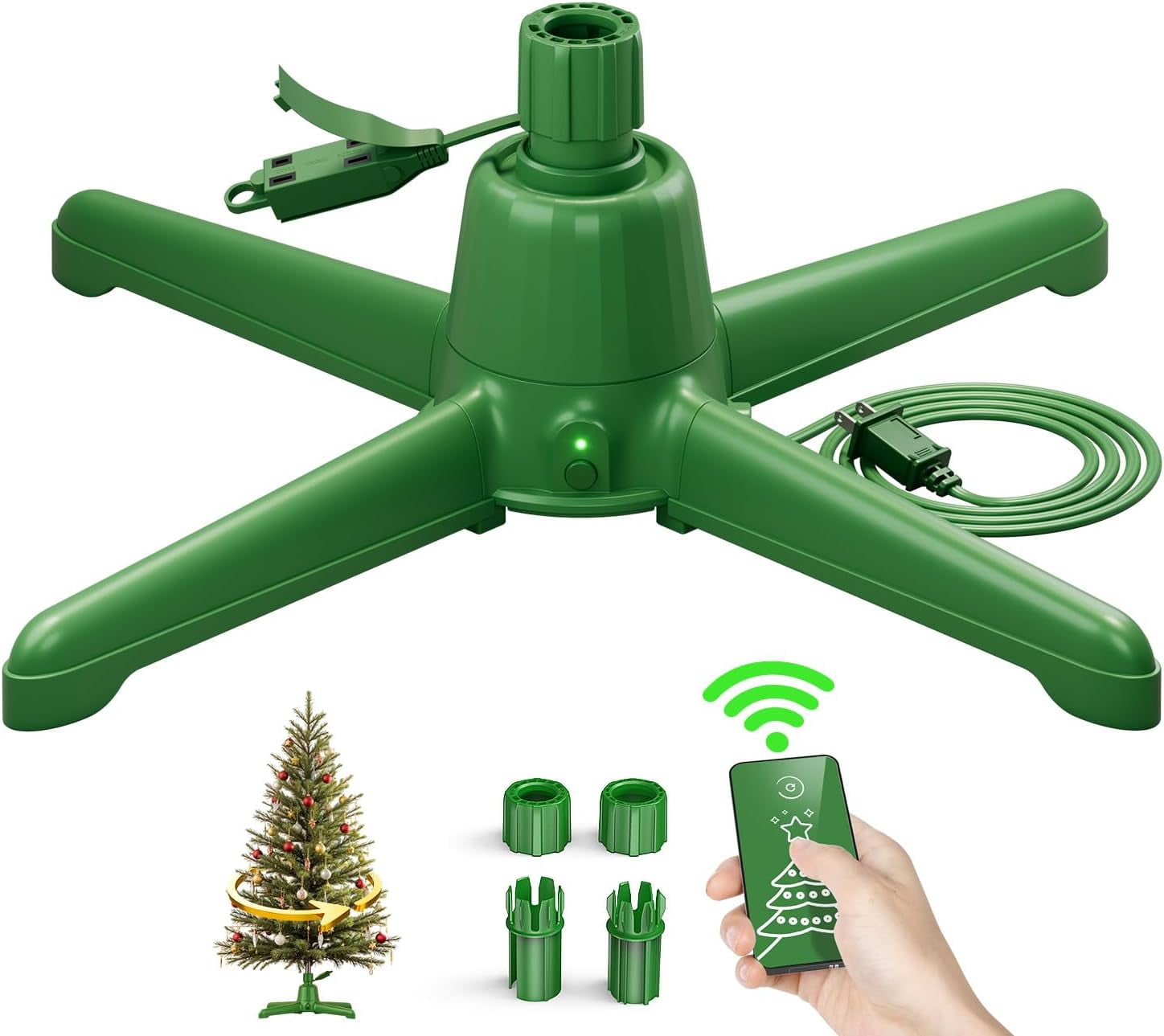 (2025 Upgrade) Rotating Christmas Tree Stand with Remote Control ...