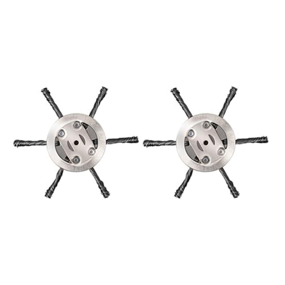 2025 Upgrade Steel Wire Grass Trimmer Head, Indestructible Steel Edge ...