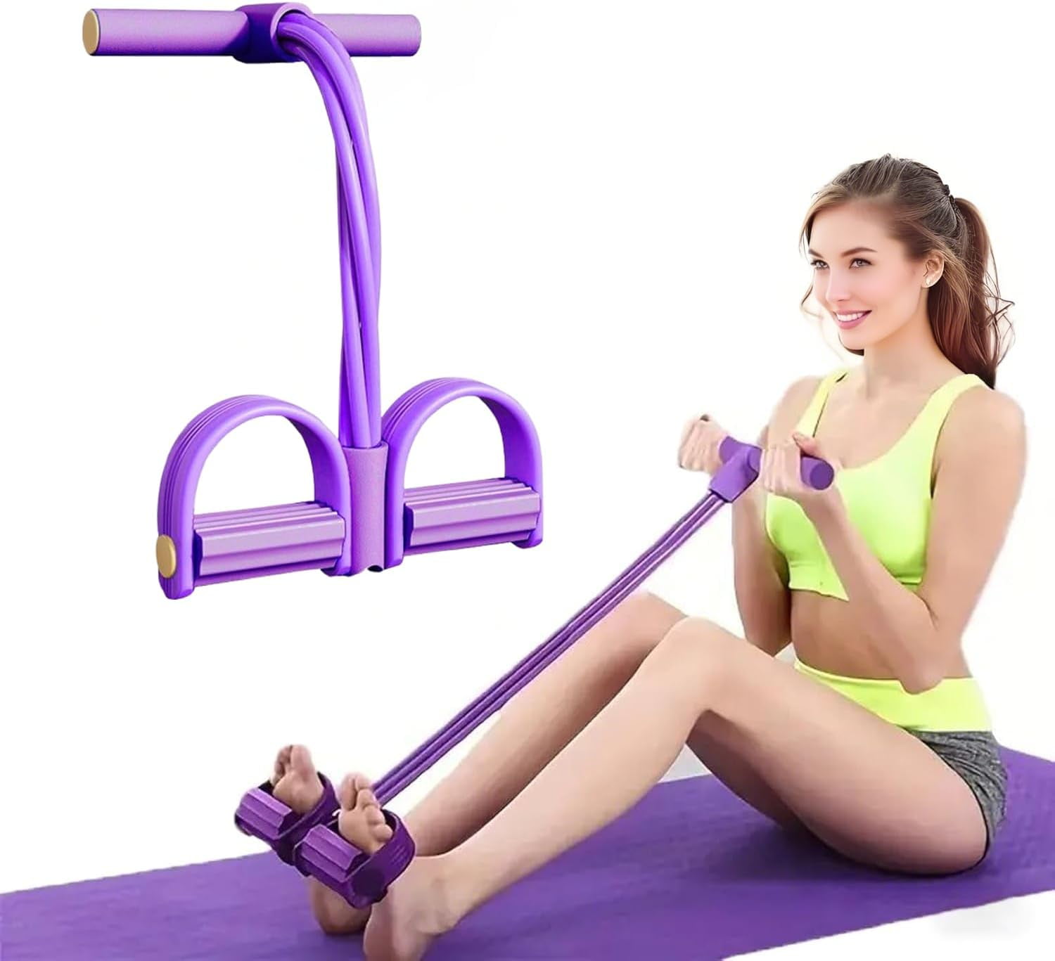 2025 Upgrade Stretch Bands for Exercise Sit Up Exercise Equipment,Multifunction Tension Rope ...