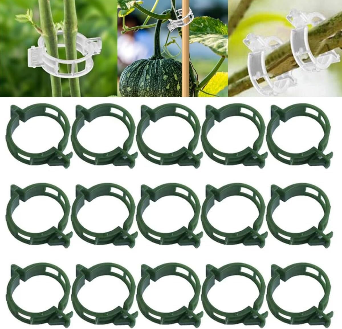 2025 Upgrade Thickened Secured Plastic Plant Clip,Reusable Plant ...