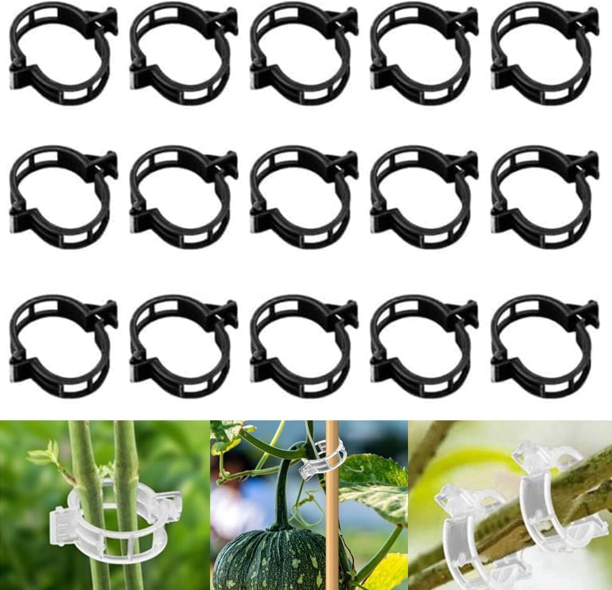 2025 Upgrade Thickened Secured Plastic Plant Clip,Reusable Plant ...