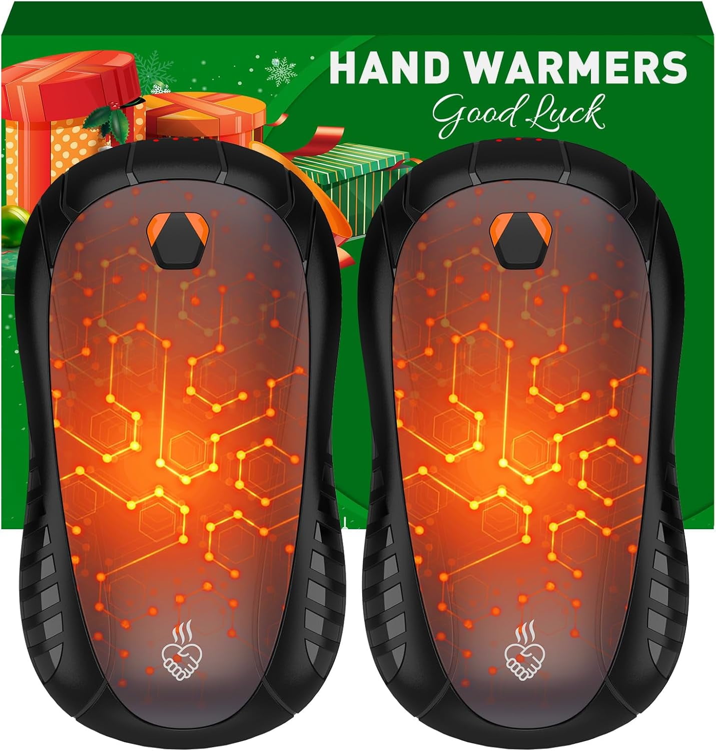 2025 Upgraded 2 Pack Rechargeable Hand Warmers, 6000mAh Electric ...