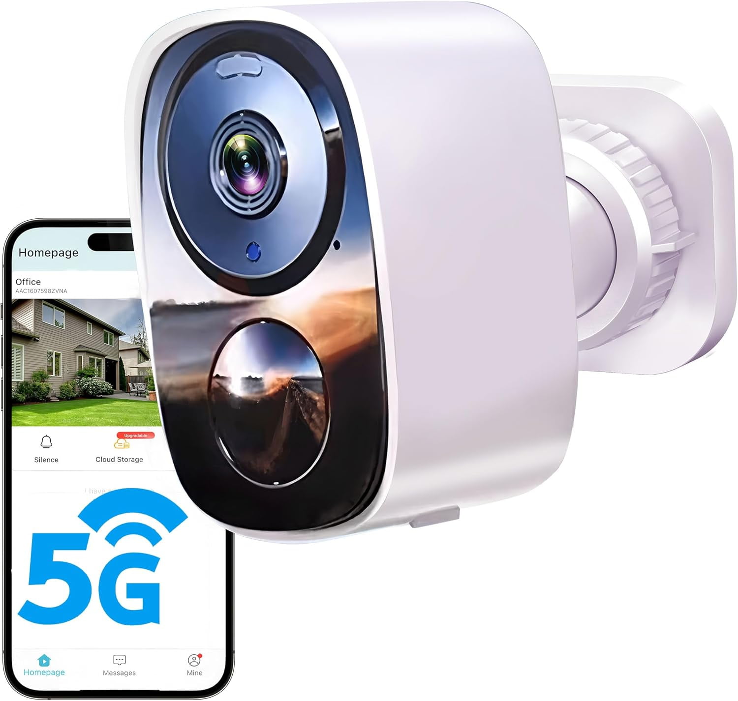 2025 Upgraded 2K Security Cameras Wireless Outdoor, Free Cloud Storage ...