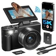 Retro Snap Digital Camera, 1080p Mini Camera With Digital Light, Travel ...