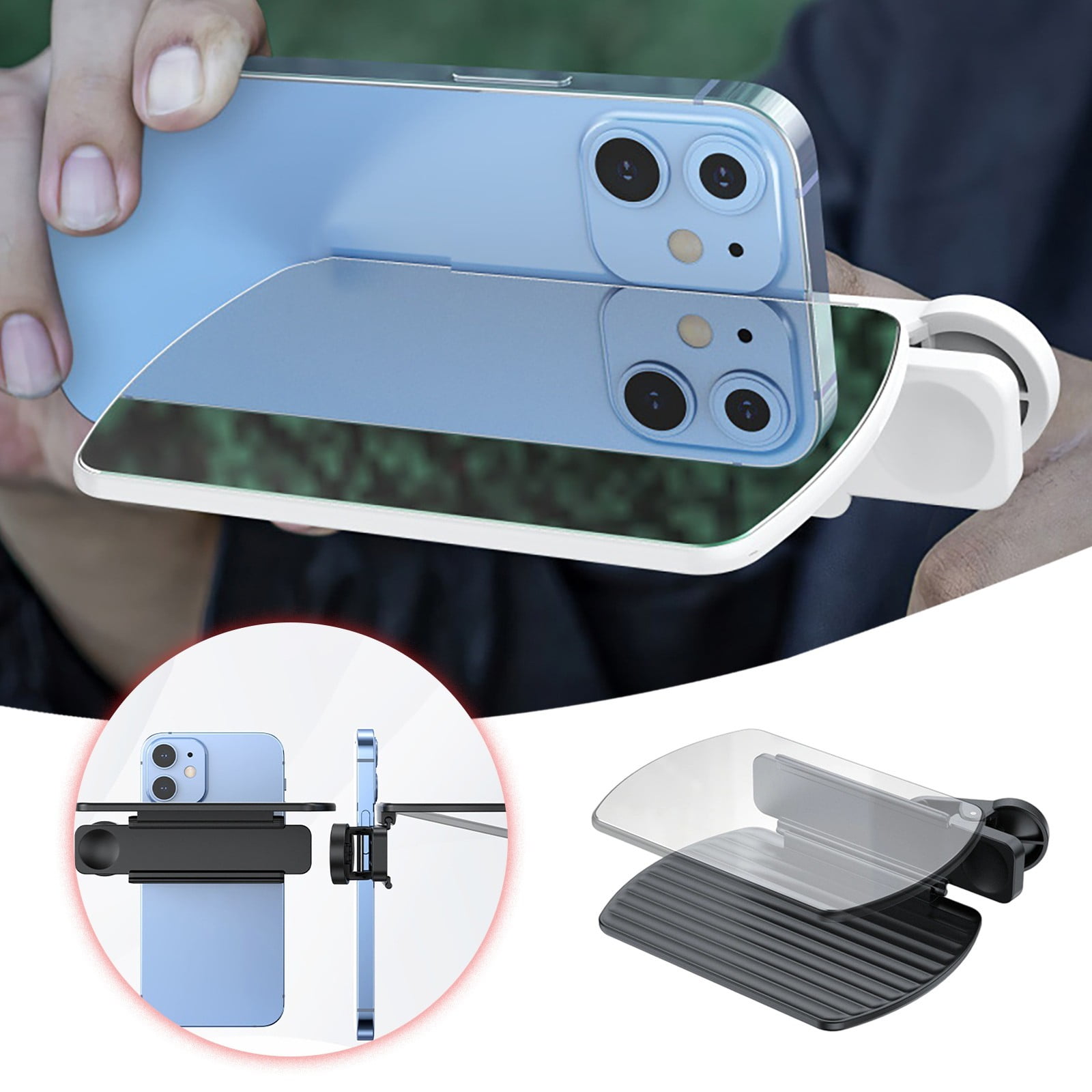 2025 Upgraded Adjustable Smartphone Reflector Lens Glass Attachment For ...