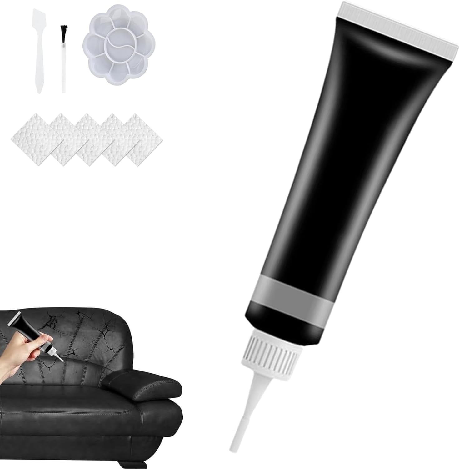 2025 Upgraded Advanced Leather Repair Gel,Brown Leather Couch Repair ...