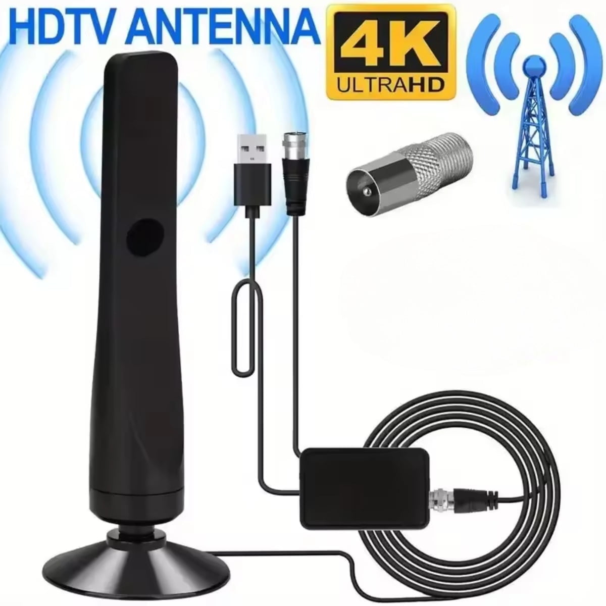 2025 Upgraded Amplified HD Digital TV Antenna for Smart TV, TV Antenna ...