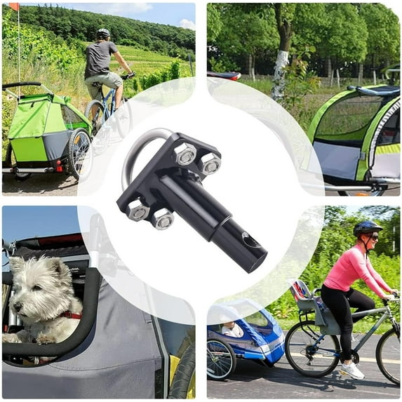 2025 Upgraded Bike Trailer Hitch Coupler Attachment Bike Trailer Parts ...