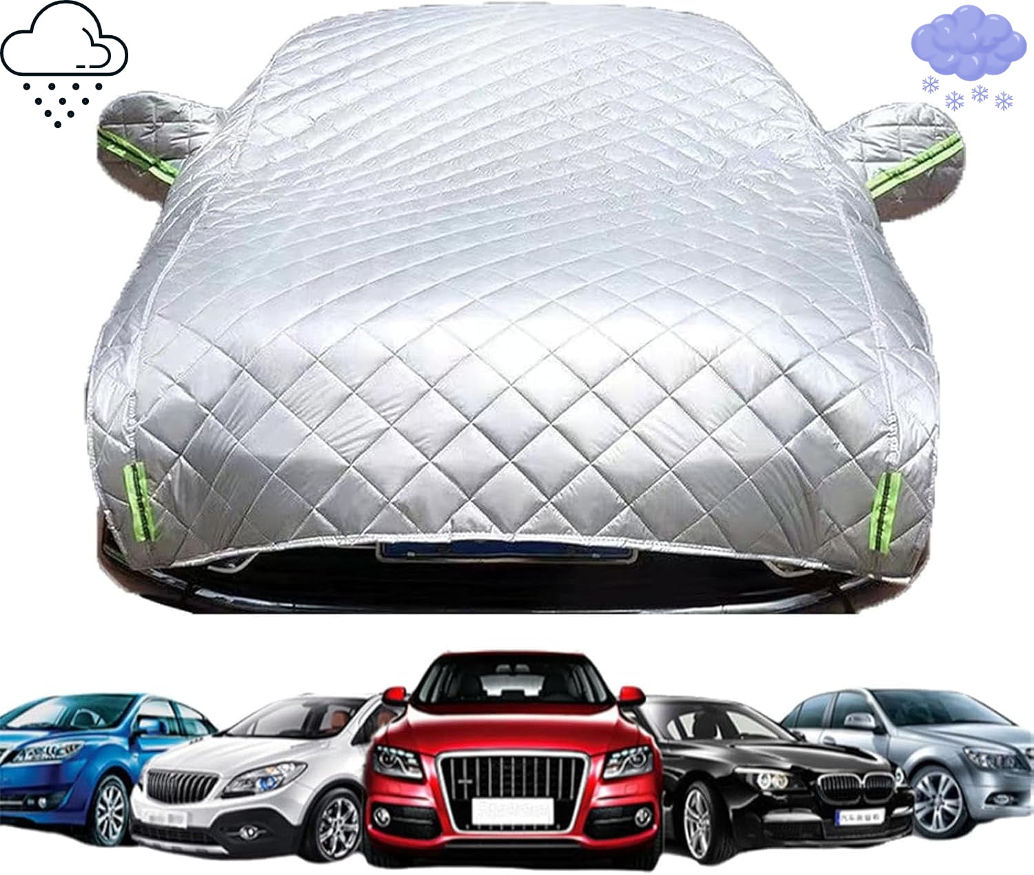2025 Upgraded Car Cover Hail Protection Padded, Hail Protector Car ...