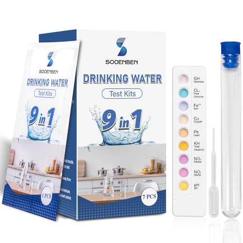 2025 Upgraded Drinking Water Testing Kit, Individually Wrapped 9-in-1 ...