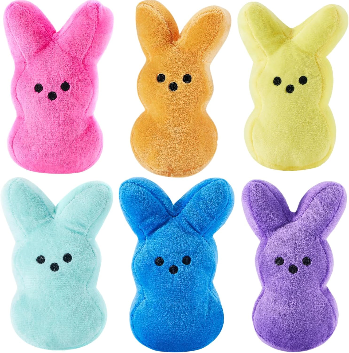 2025 Upgraded Easter Bunny Plush Toys with Zipper 15cm/6inch Cute ...