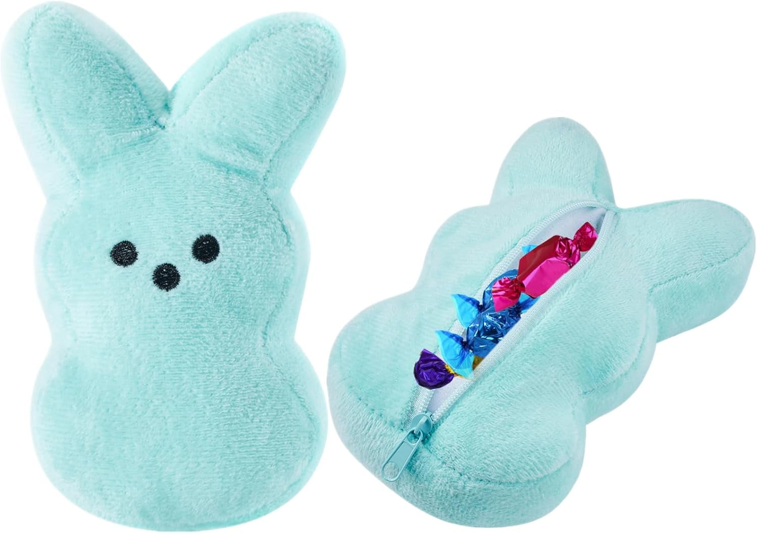 2025 Upgraded Easter Bunny Plush Toys with Zipper 15cm/6inch Cute ...