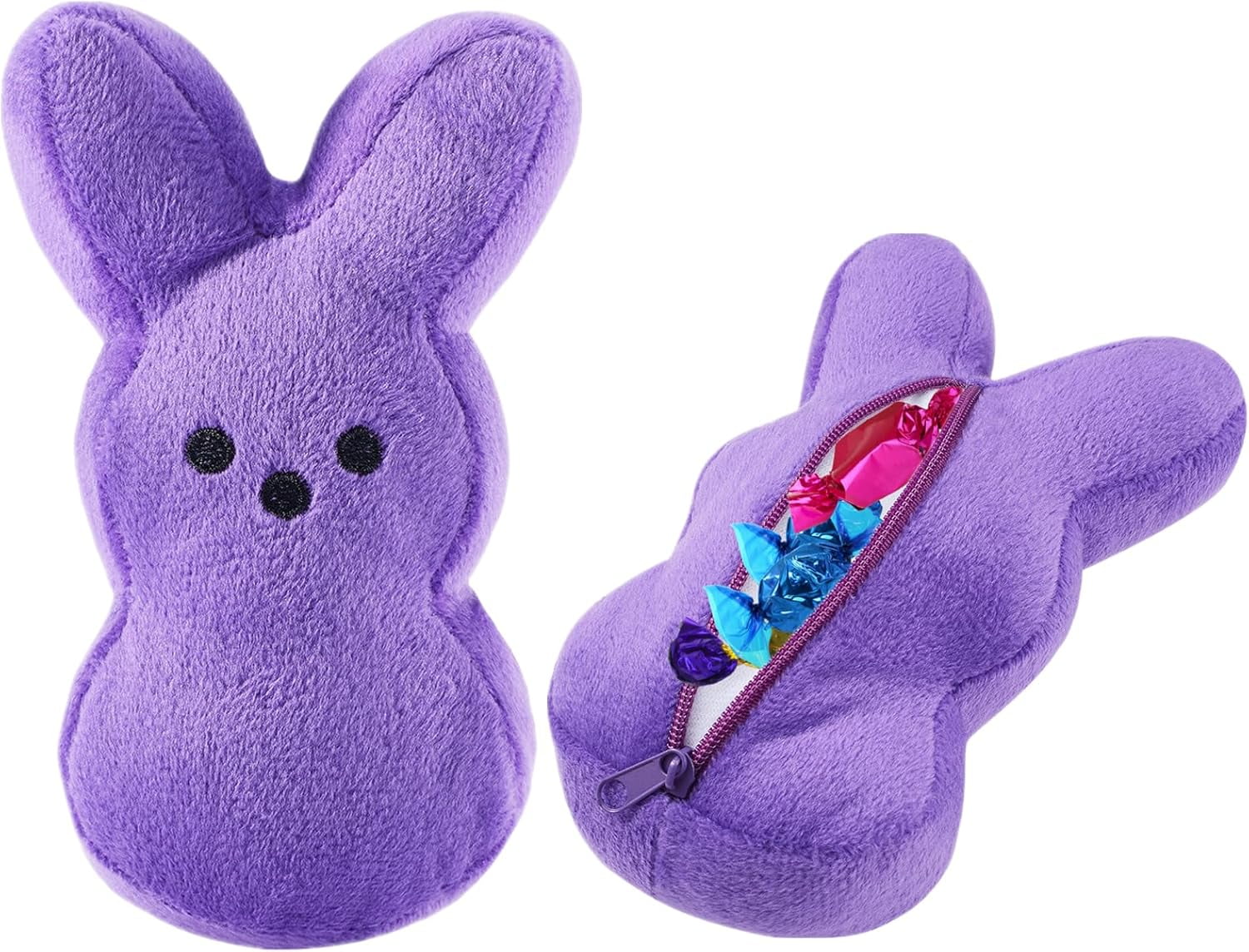 2025 Upgraded Easter Bunny Plush Toys with Zipper 15cm/6inch Cute ...