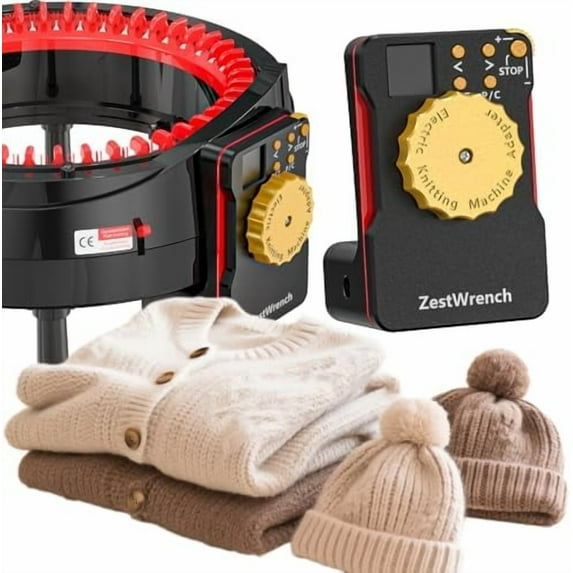 [2025 Upgraded] Electric Knitting Machine Adapter for Addi Knitting ...