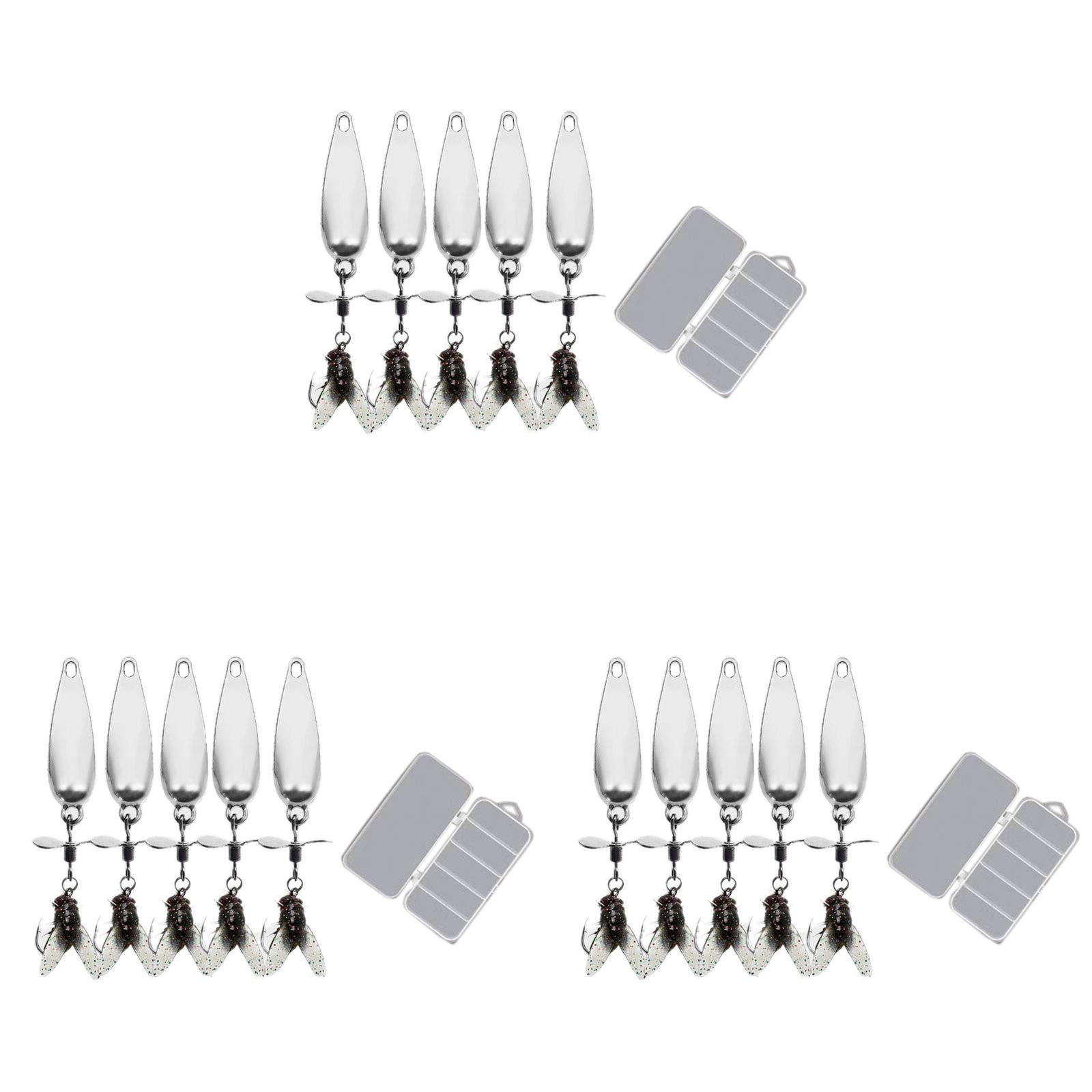 2025 Upgraded Fly Fishing Kit - 15PCS Realistic Trout Swimbait Lures ...