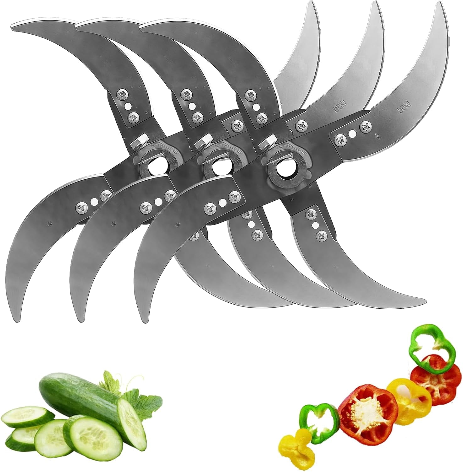 2025 Upgraded Household Farming Grass Shredder Blades - 25-26cm ...