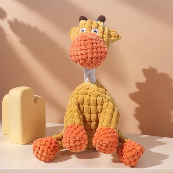 2025 Upgraded Indestructible Plush Dog Toy - Squeaky Chew Supplies for ...