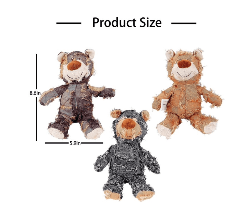 2025 Upgraded Indestructible Robust Bear, Indestructible Dog Toys to ...