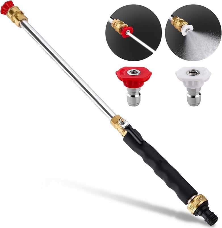 2025 Upgraded Jet Nozzle Power Washer for Garden Hose, Includes 2 High ...