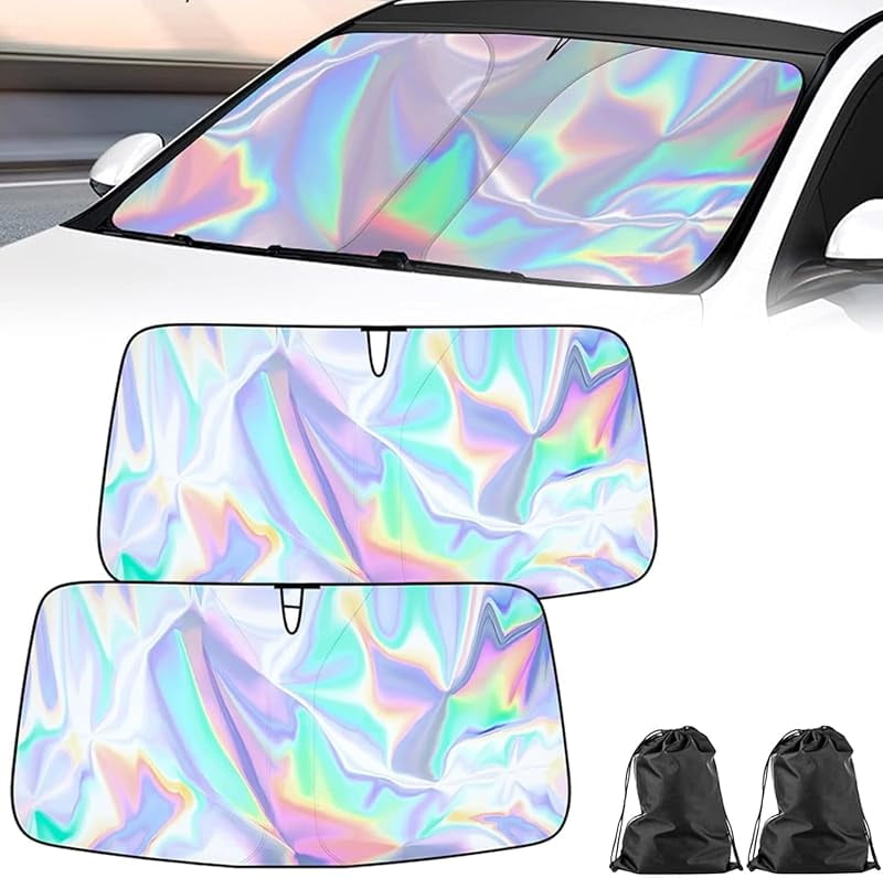 2025 Upgraded Laser Reflective Windshield Sunshade, Laser Car ...