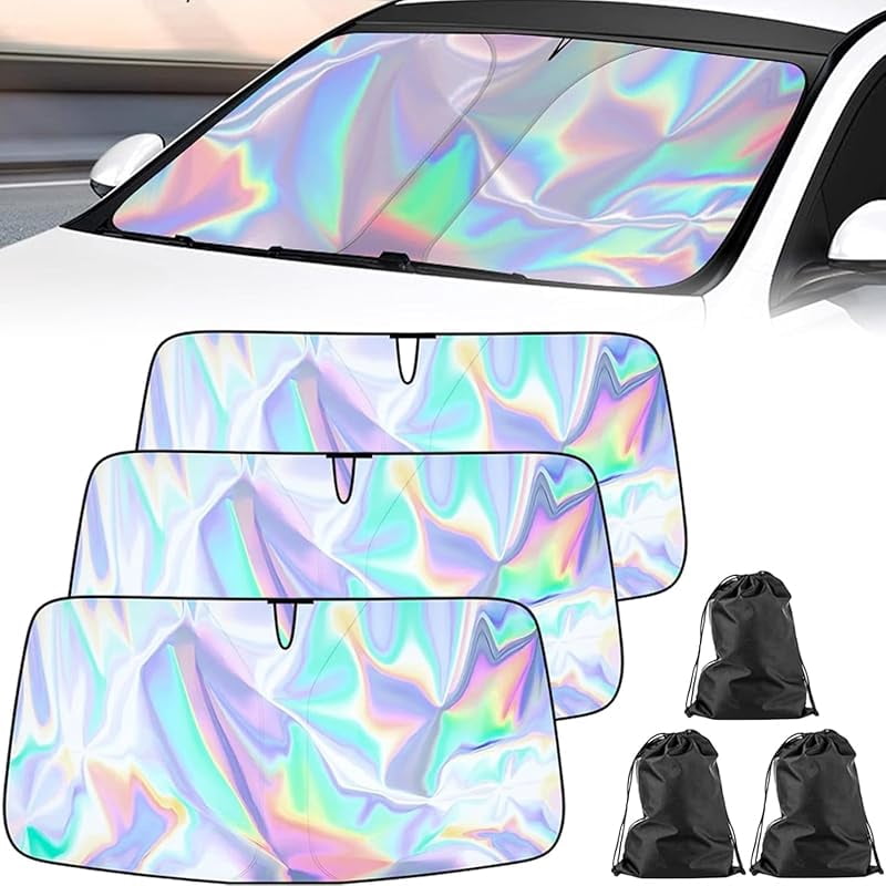 2025 Upgraded Laser Reflective Windshield Sunshade, Laser Car ...
