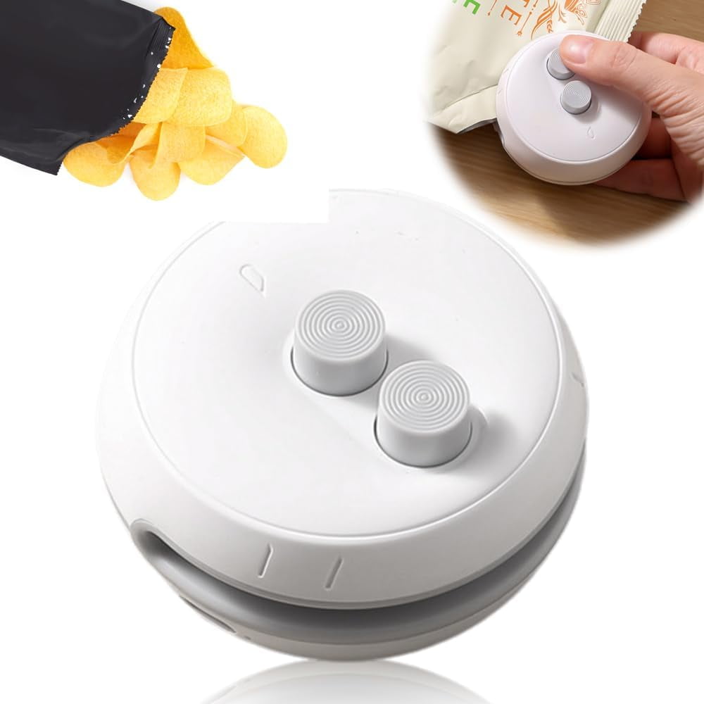 2025 Upgraded Mini Bag Sealer, 2 in 1 Heat Sealer with Cutter ...