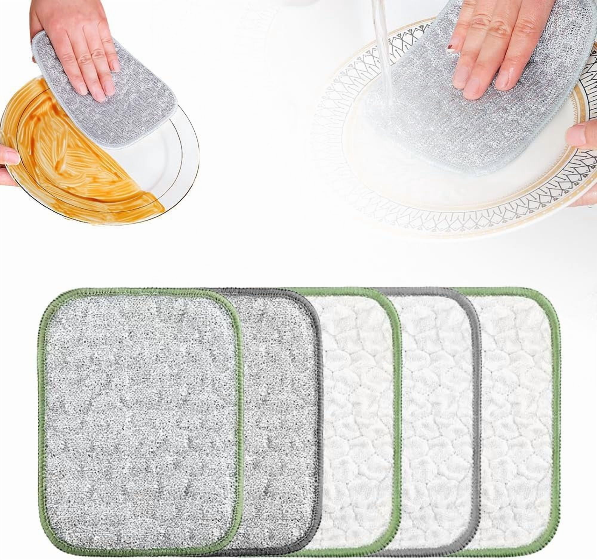 2025 Upgraded Multipurpose Wire Dishwashing Rags for Wet and Dry, Metal ...