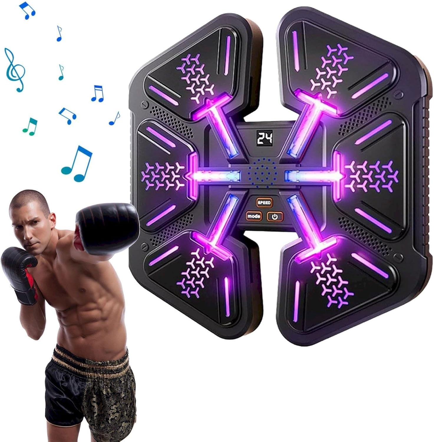 2025 Upgraded Music Boxing Machine Wall Mounted Smart Boxing Music ...