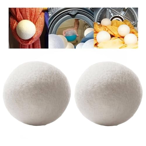 2025 Upgraded New Zealand Laundry Wool Dryer Balls, Premium Reusable ...