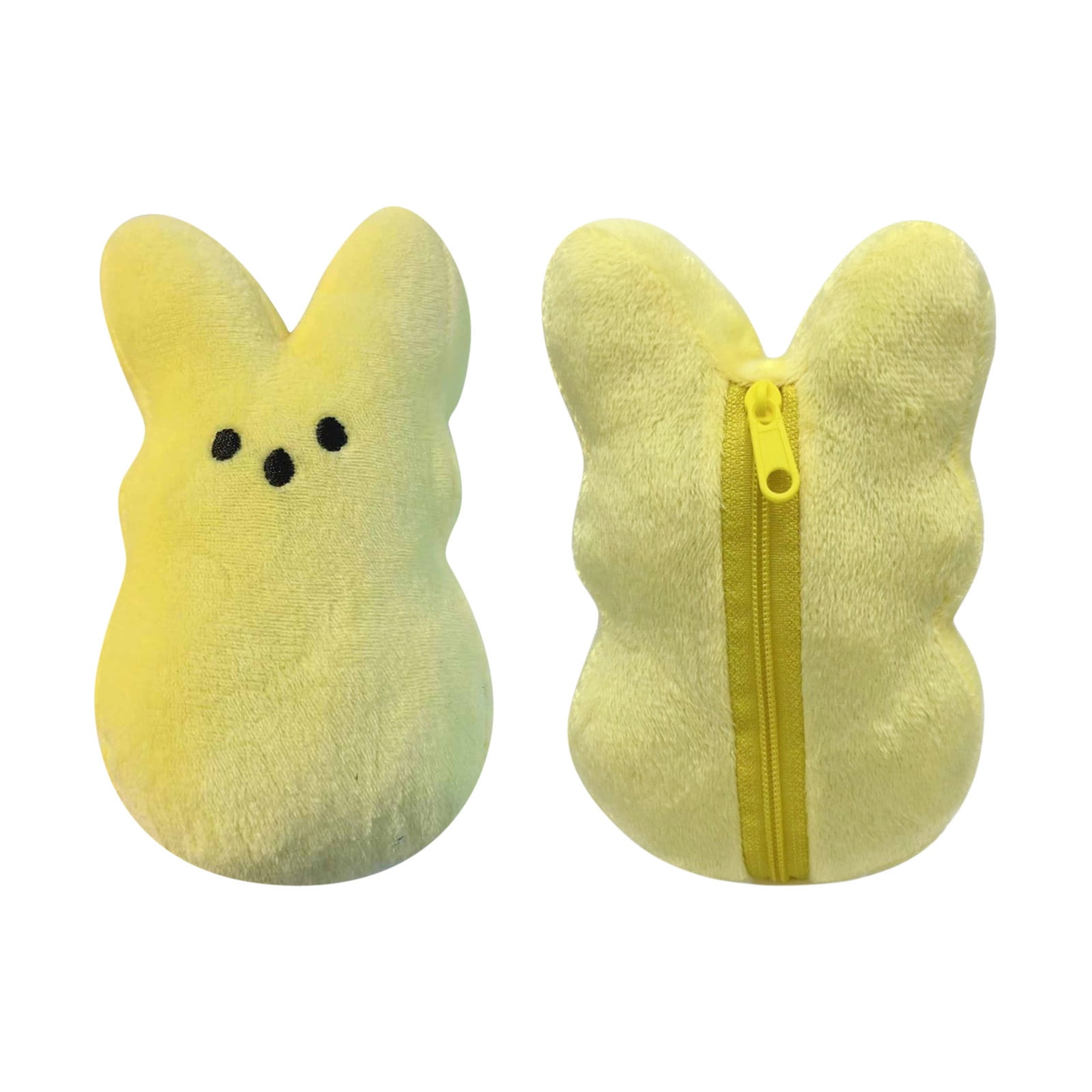 2025 Upgraded Peeps Easter Bunny Plush Toys with Zipper Cute Stuffed ...