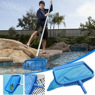Swimming Pool Leaf Skimmer Net, Larger Capacity Pool Nets for Cleaning ...