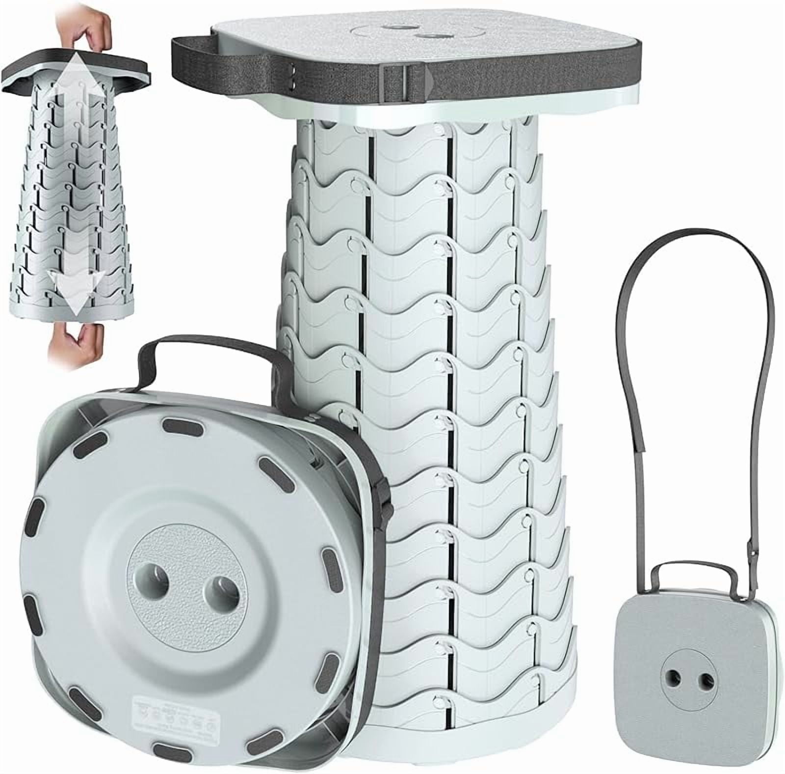 2025 Upgraded Portable Folding Stool, Collapsible Stool, Telescoping ...