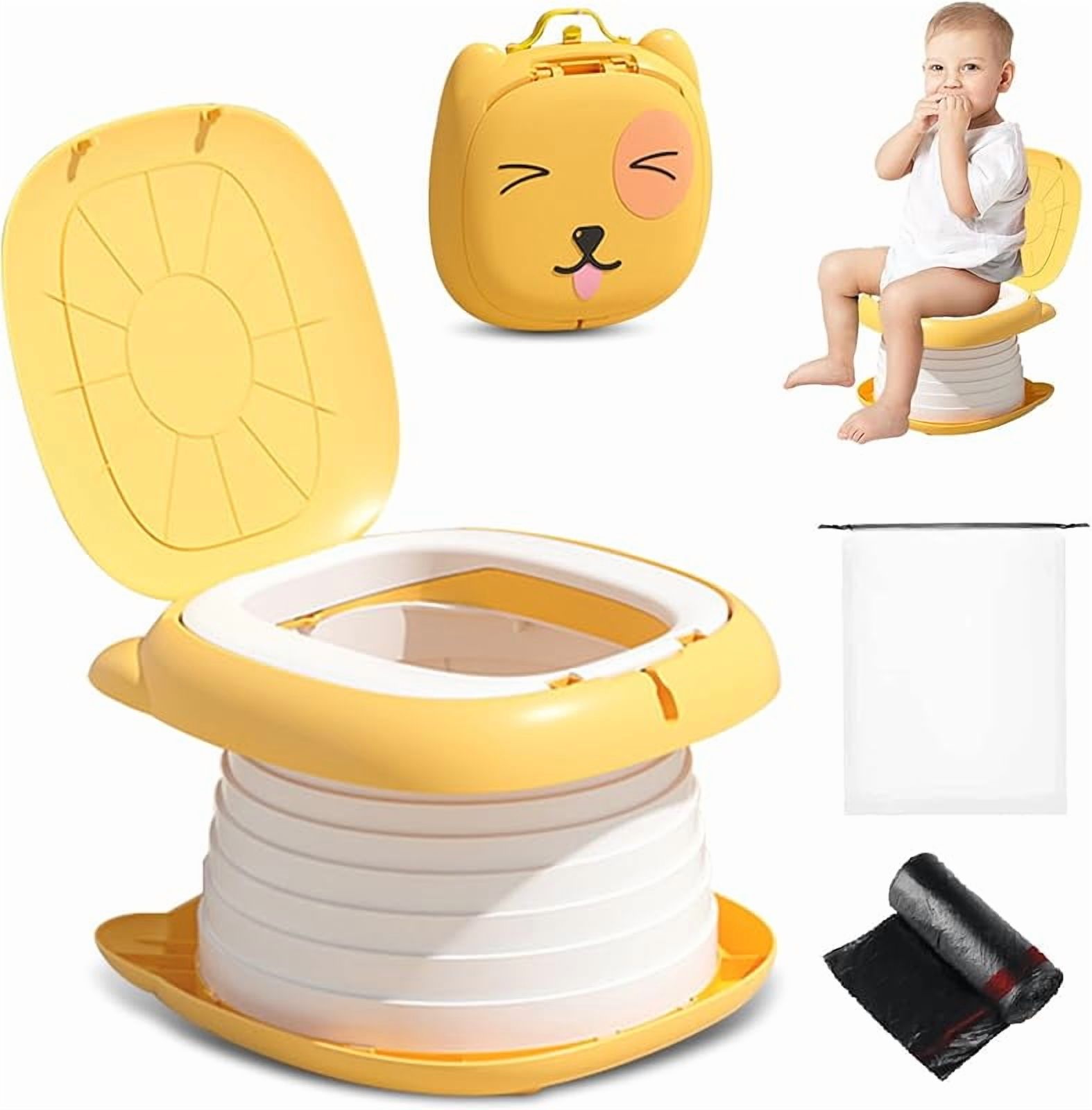 2025 Upgraded Portable Potty Training, Travel Potty for Toddler ...