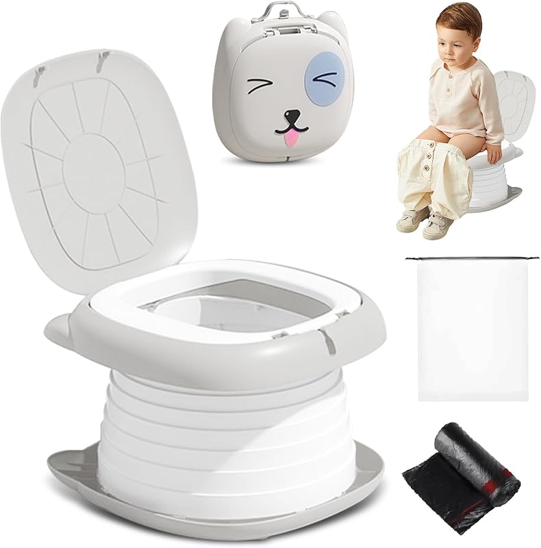 2025 Upgraded Portable Potty Training, Travel Potty for Toddler ...