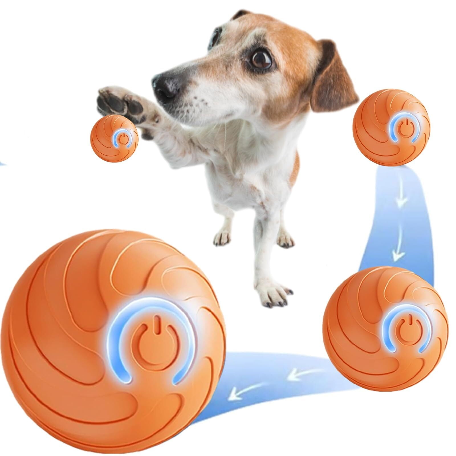 2025 Upgraded Smart Jumping Ball for Dogs - Automatic Interactive Smart ...