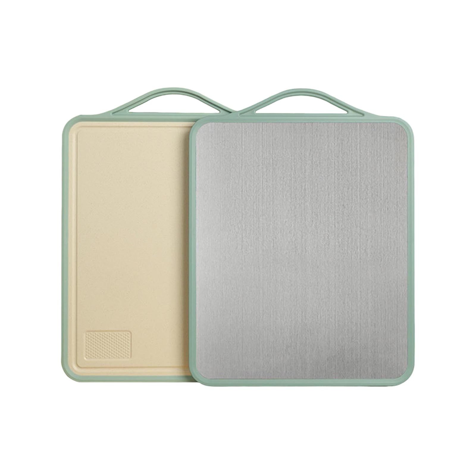 2025 Upgraded Stainless Steel Cutting Board - Double Sided Kitchen ...