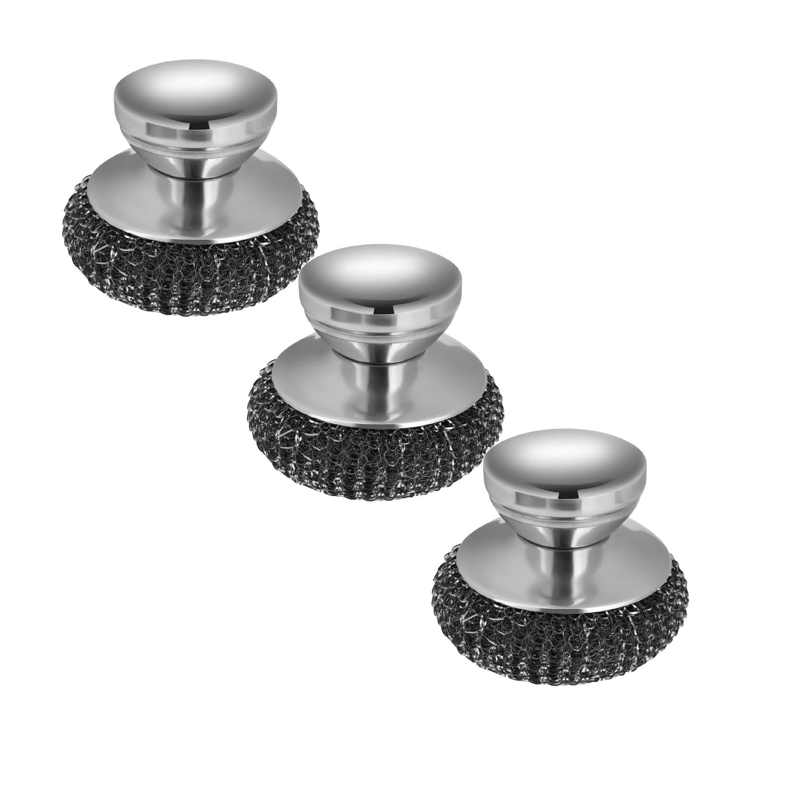 ‌2025 Upgraded Stainless Steel Scrubber with Detachable Handle - Heavy ...