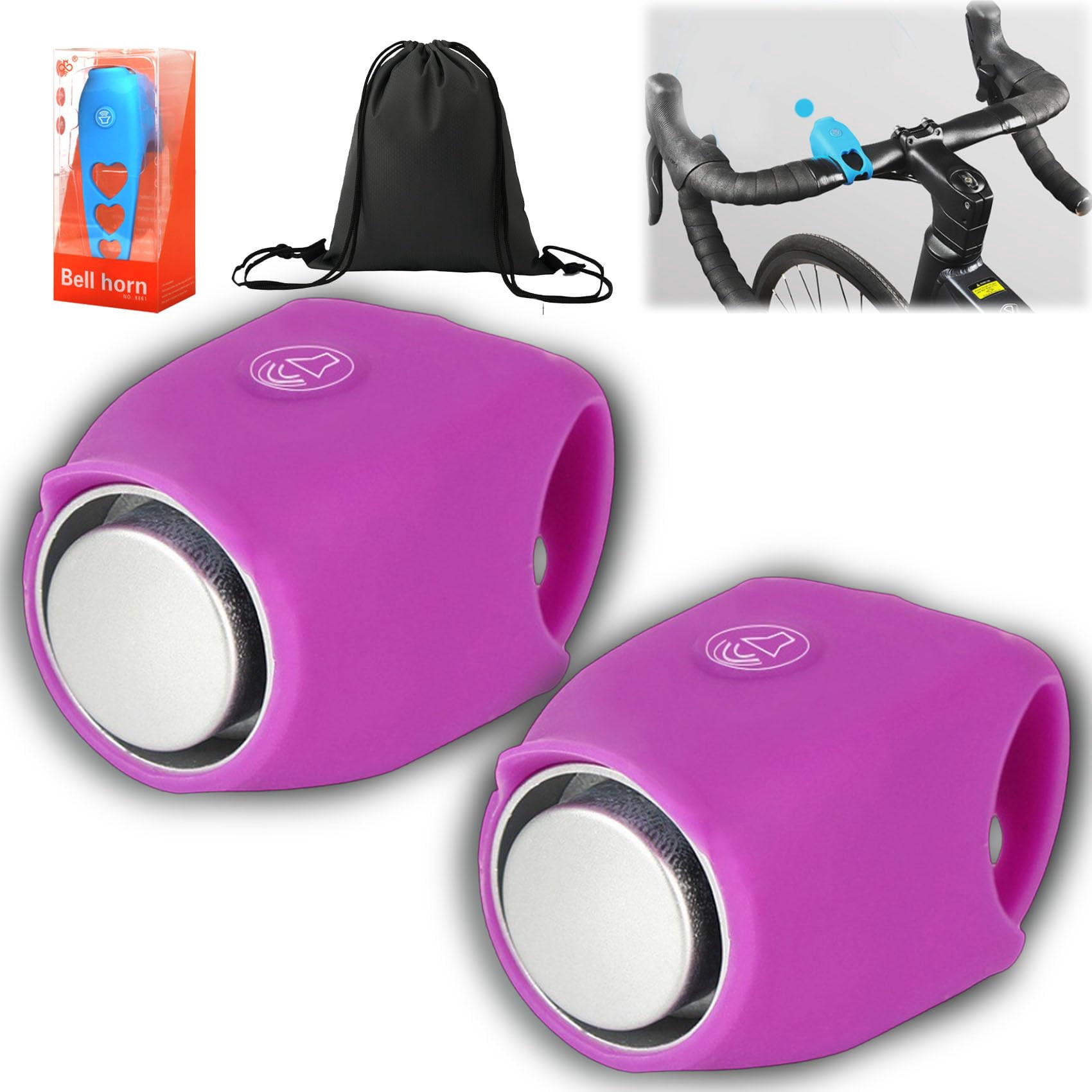 2025 Upgraded Version Super Bike Horn, Super Loud Bike Horn Train Sound ...