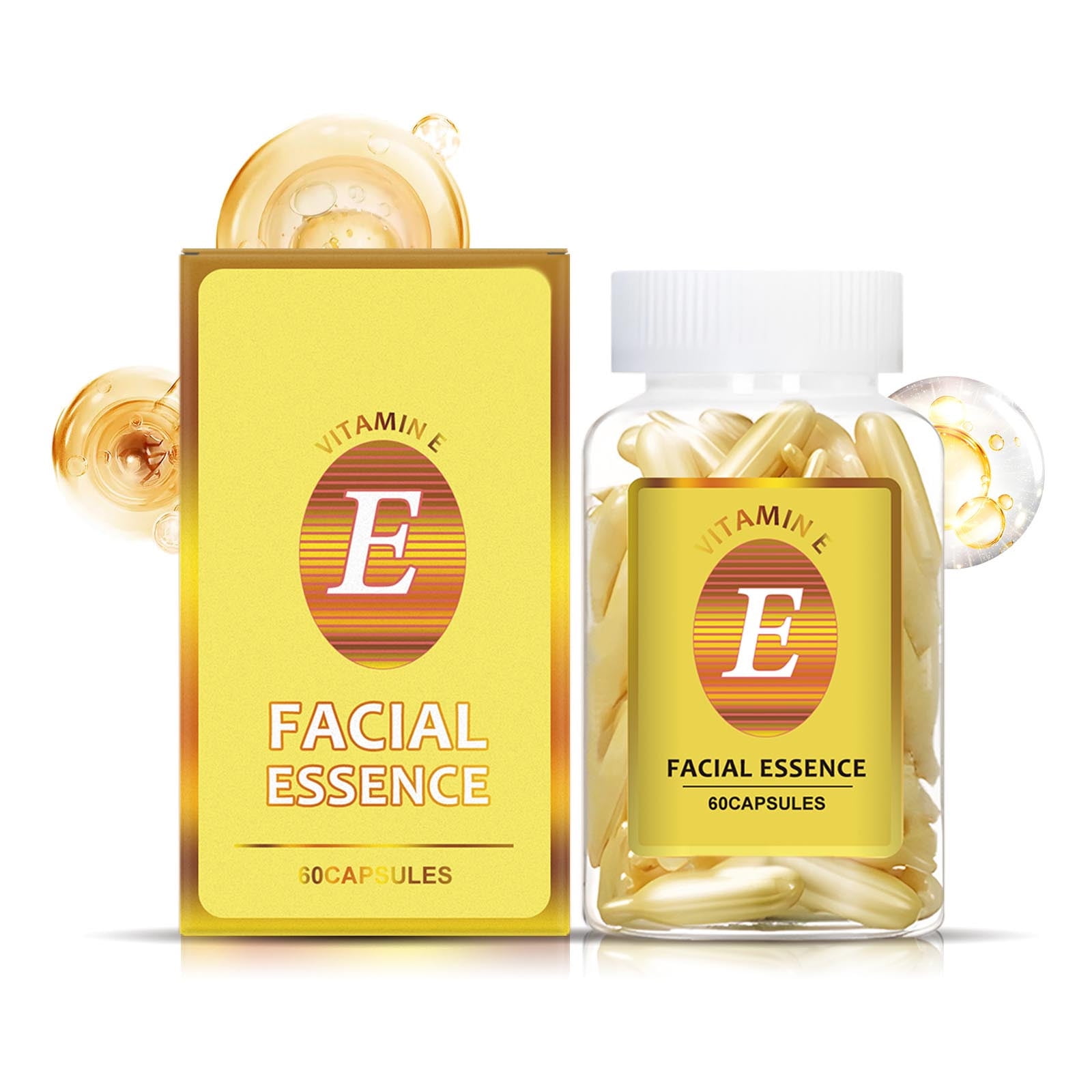 2025 Upgraded Vitamin E Facial Moisturizing Capsules Hydrating ...