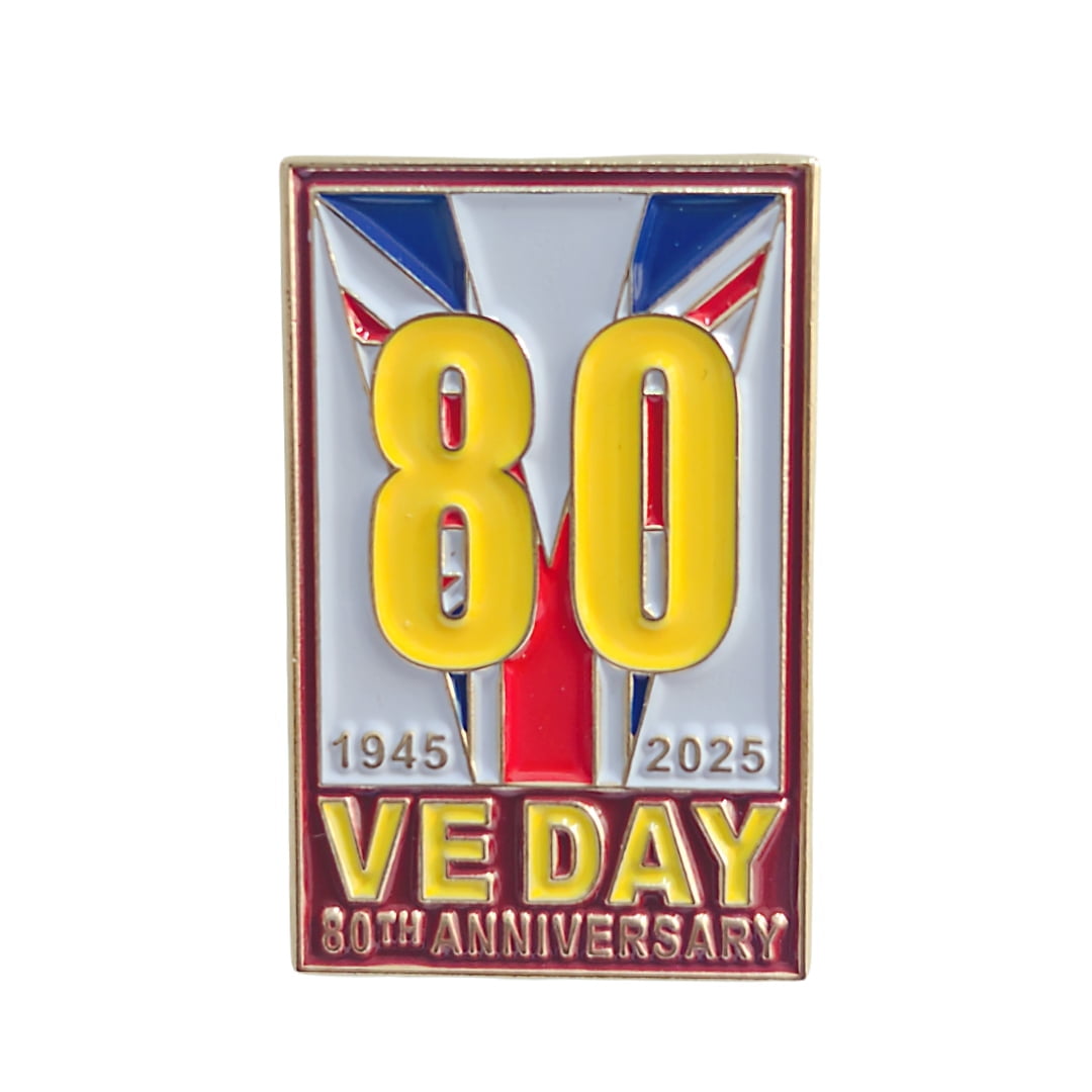 2025 VE Day 80th Anniversary Pin Badge Brooch Decorations 80 Years ...