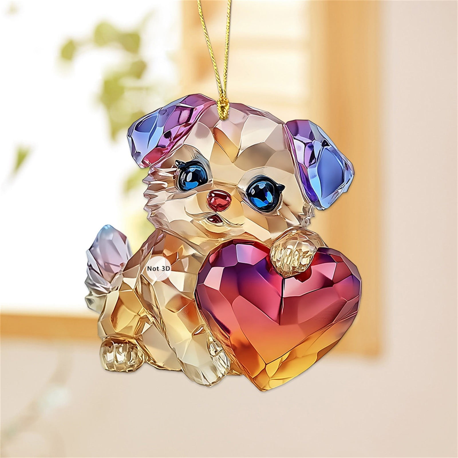 2025 Valentine's Day Animal Cat Dog And Acrylic Decoration Car Rearview Accessories Backpack ...