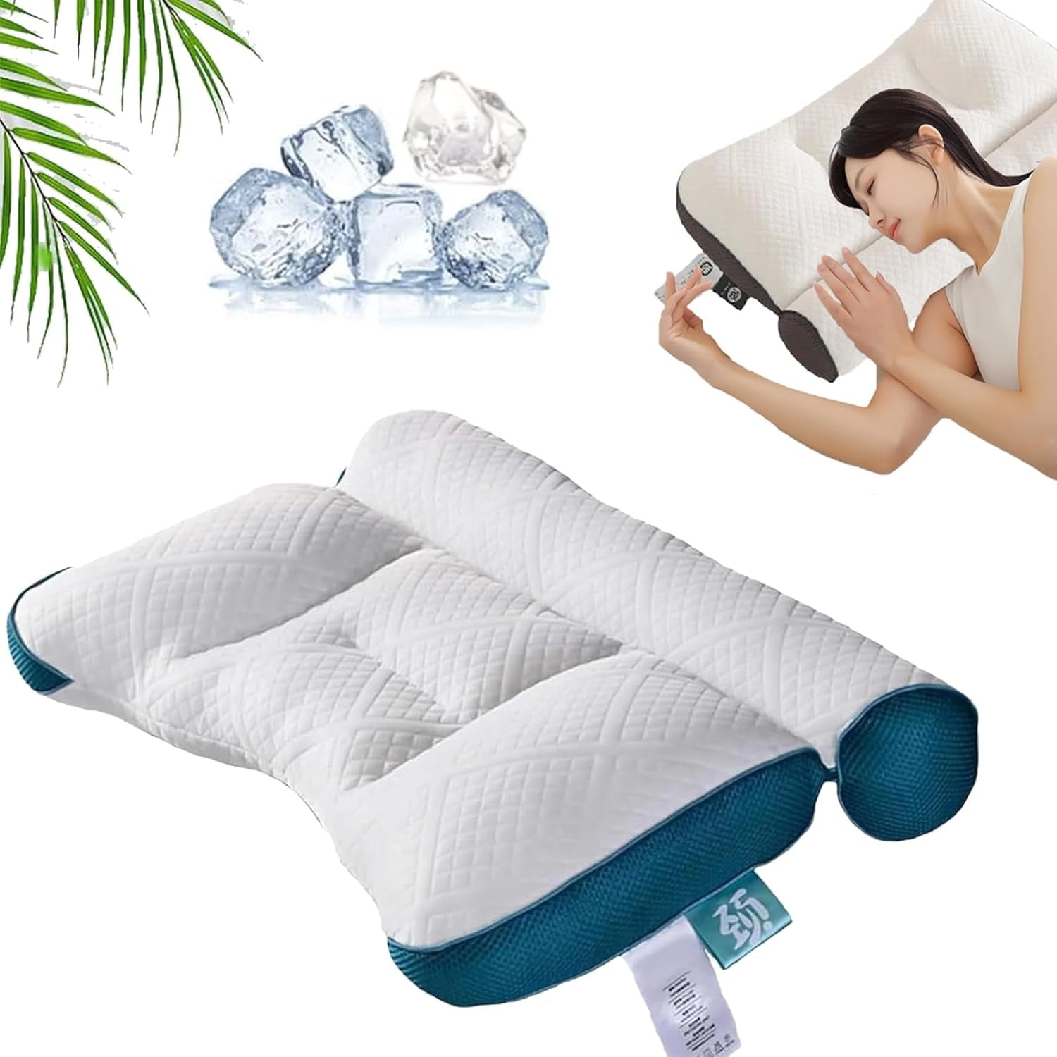 2025 Version Hicalyy Ergonomic Pillow,Sleep Enhancing Cervical Support ...