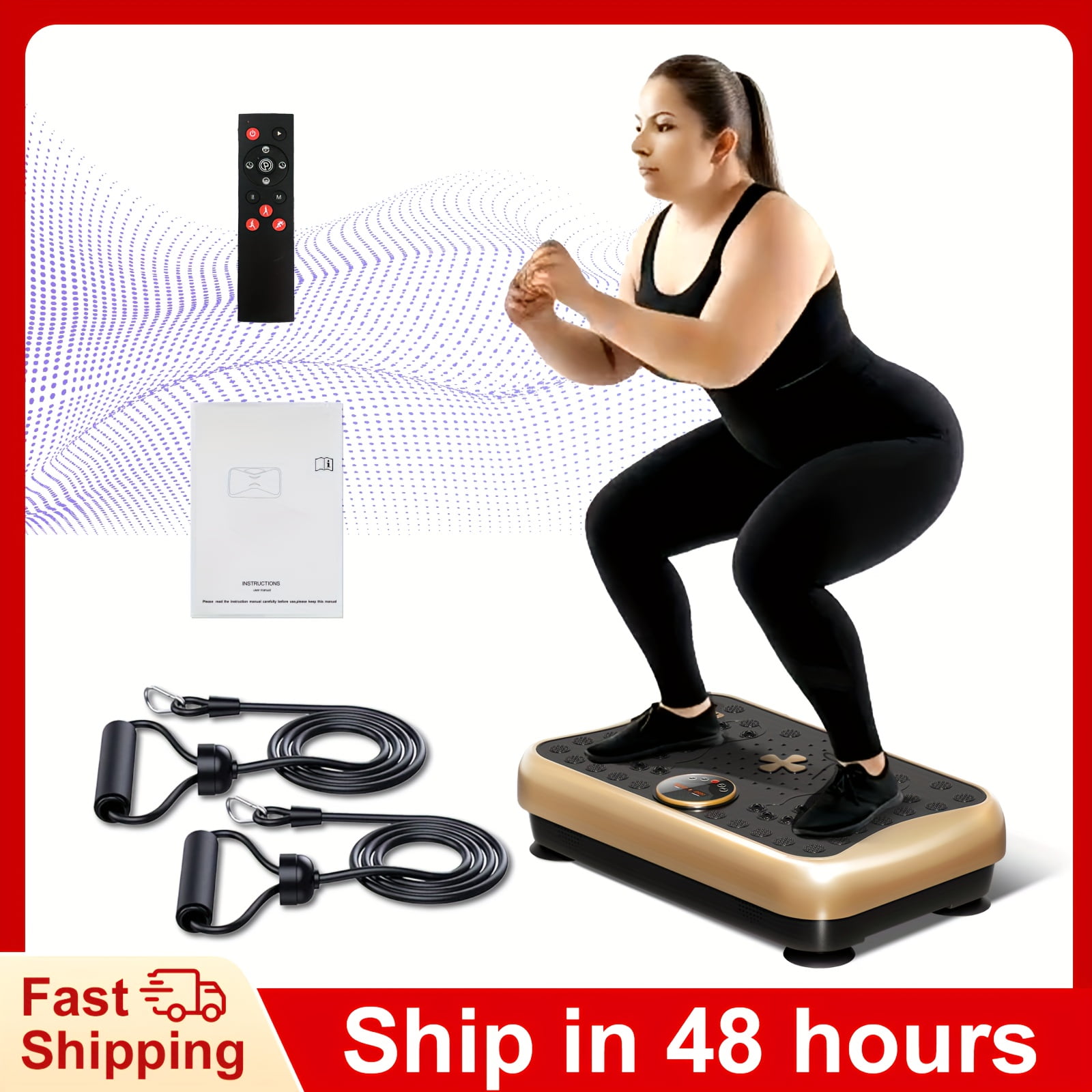 2025 Vibration Plate, 3D Vibration Plate 120 Levels, Ideal For Workout ...