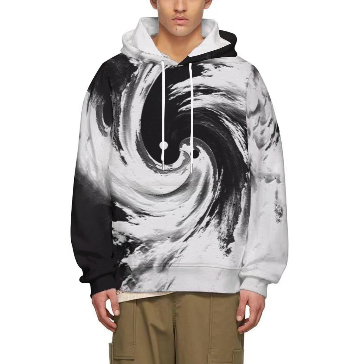 2025 Vintage Abstract Water Droplet Hoodies For Men Retro 3d Prints ...