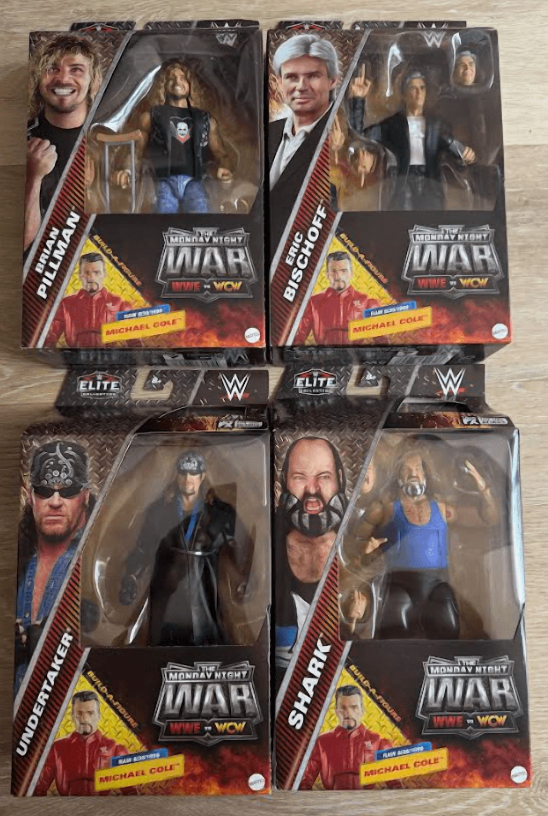 2025 WWE Elite Collection Monday Night War Wave 8 Michael Cole Complete ...