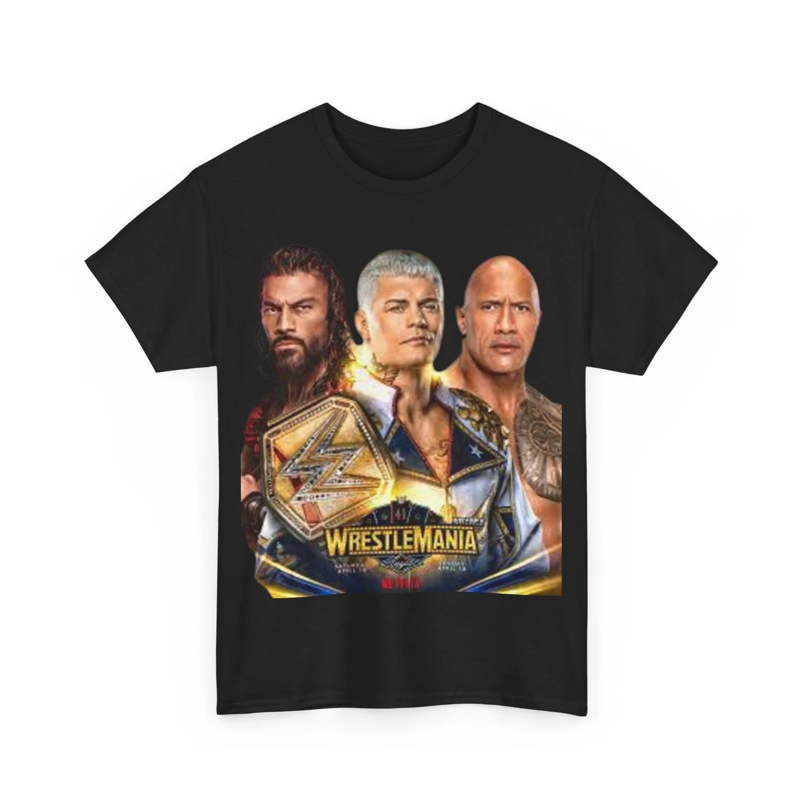 2025 WWE WrestleMania 41 - Cody Rhodes Vs The Rock Vs Roman Reigns T ...