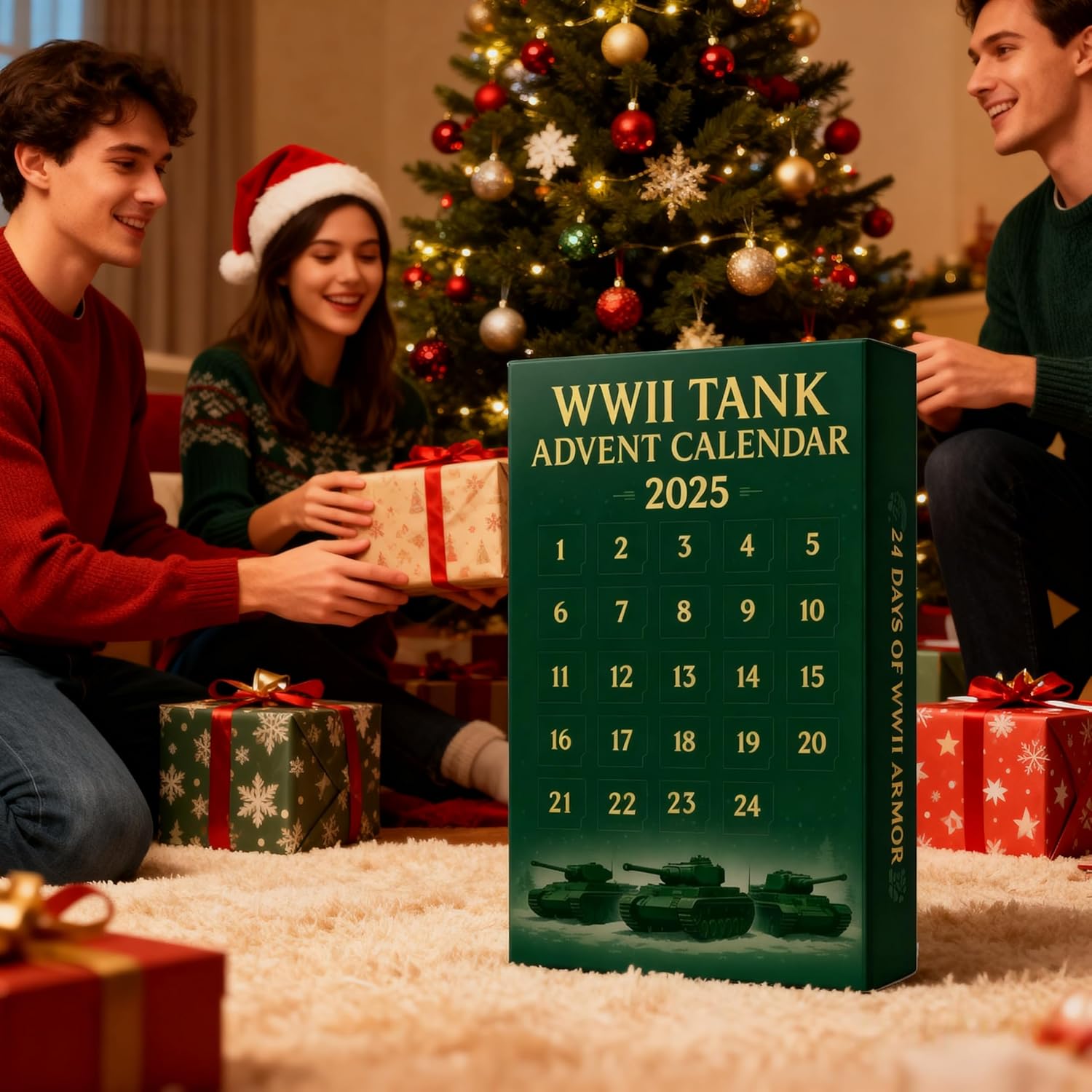 2025 WWII Tank Advent Calendar, 24 Days of Iconic Tank, WWII Advent ...