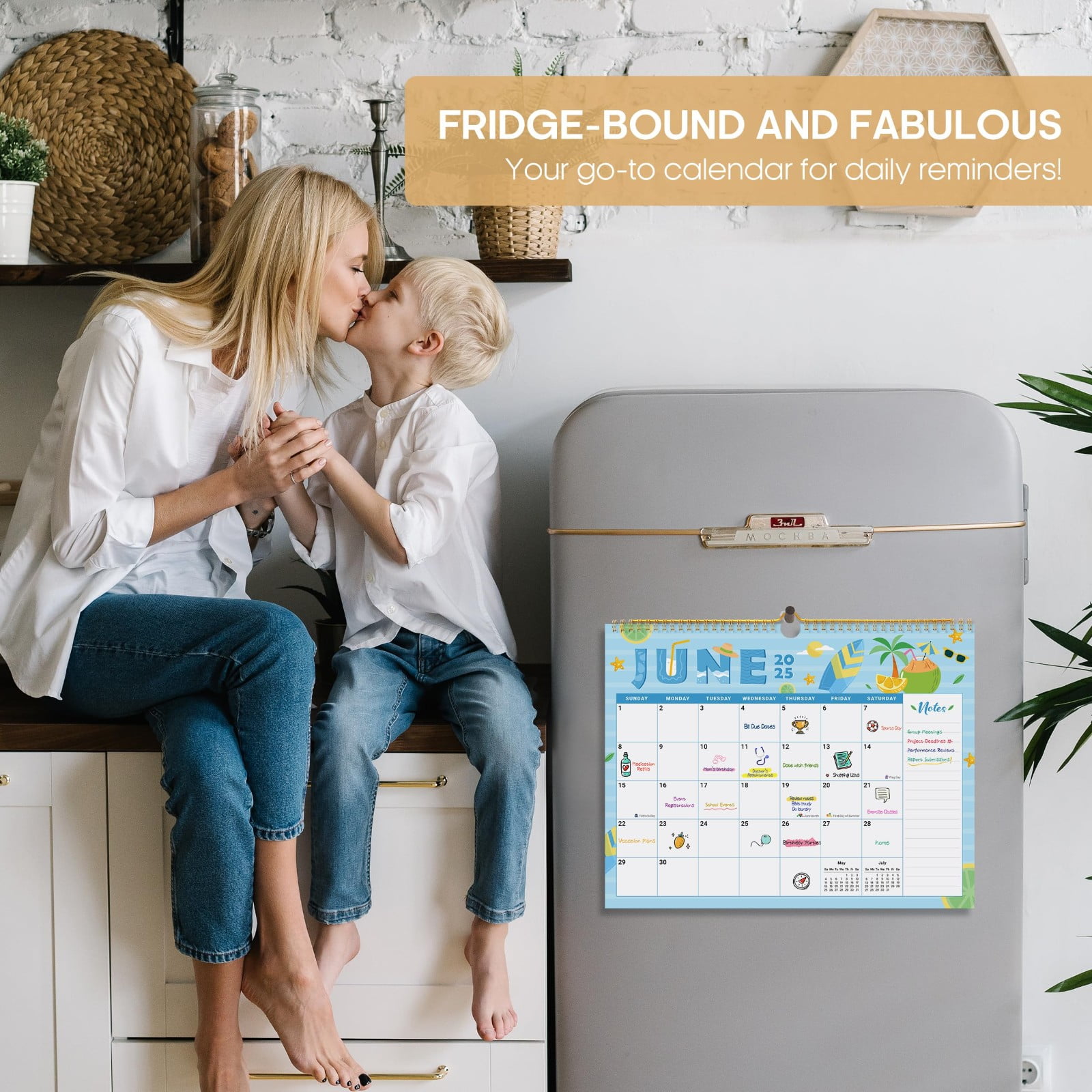 2025 Wall Calendar 18 Monthly Wall Calendar From 2025 - June 2026, 11.5 ...